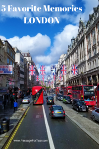 5 FAVORITE MEMORIES LONDON - Passage For Two